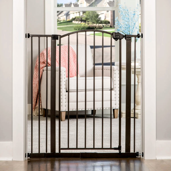 Bronze Extra Tall Arched Decor Safety Gate | Regalo Baby
