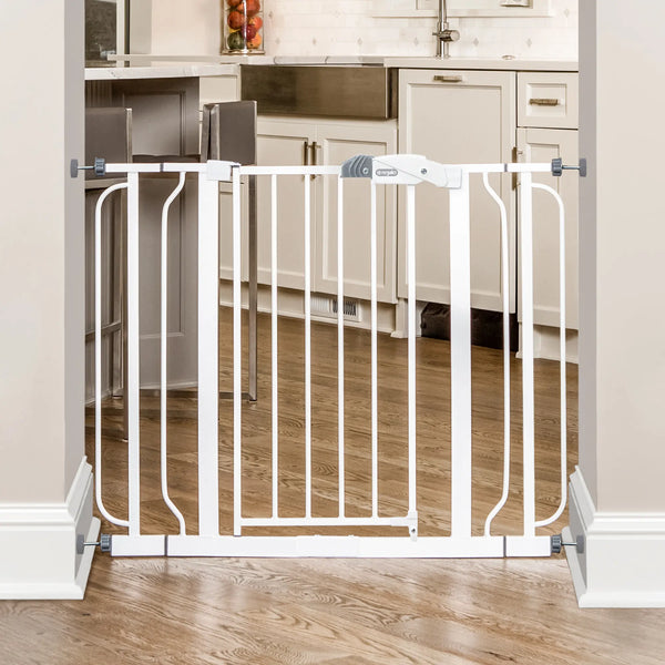 Easy Step® Extra Wide White Safety Gate | Regalo Baby