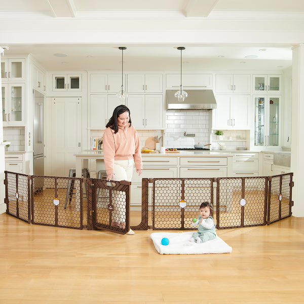 Bronze Extra Tall Arched Decor Safety Gate | Regalo Baby