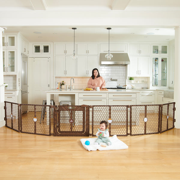 Bronze Extra Tall Arched Decor Safety Gate | Regalo Baby