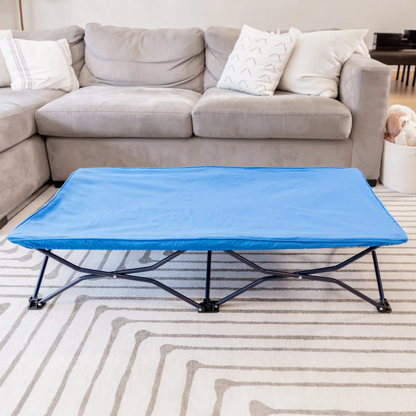 Blue My Cot® Portable Toddler Bed