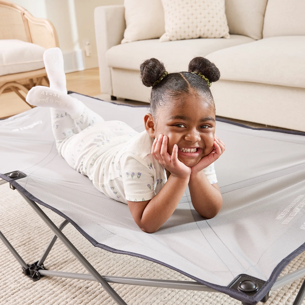 Gray Extra Long My Cot® Portable Toddler Bed™ | Regalo Baby